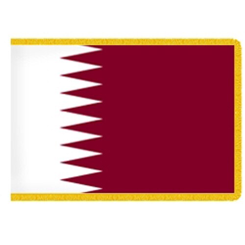 Qatar Indoor Flag 3' X 5' Nylon | Freedom and Glory