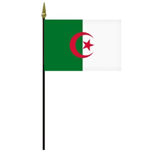 Mini Algeria Flag 4"X6" | Freedom and Glory