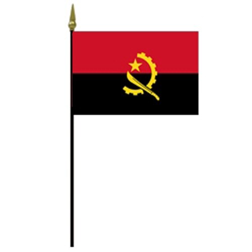 Mini Angola Flag 4"X6" | Freedom and Glory