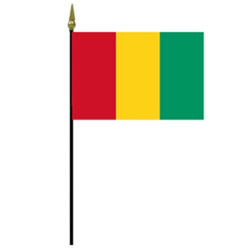 Mini Guinea Flag 4" X 6" | Freedom and Glory
