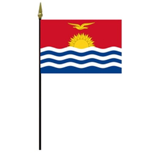 Mini Kiribati Flag 4"X6" | Freedom and Glory
