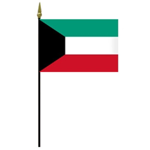 Mini Kuwait Flag 4"X6" | Freedom and Glory