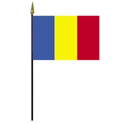 Mini Romania Flag 4"X6" | Freedom and Glory