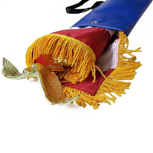 Indoor Flagpole and Flag Carrying Case | Freedom and Glory