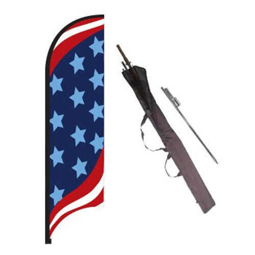 Patriotic Blade Flag Set | Freedom and Glory