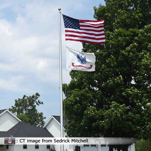 Heavy Duty Flag Pole - Commercial | Freedom and Glory Flagpoles ...
