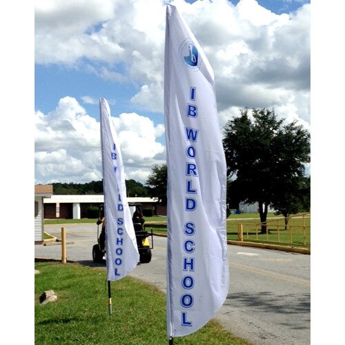 Custom Digital Feather Flags | Freedom and Glory
