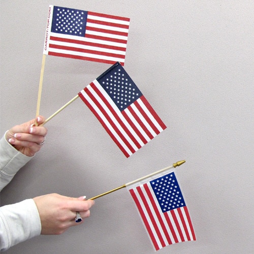 Economical Miniature American Flags | Made in the U.S.A | Freedom and Glory