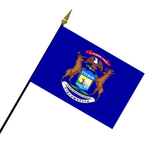 Small Michigan State Flag | Freedom and Glory