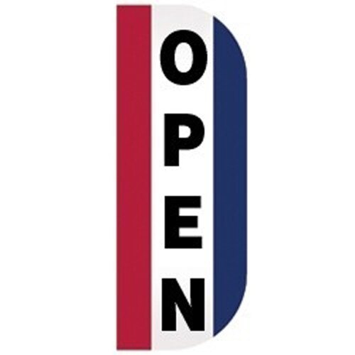 Open Tall Flutter Message Flag | Freedom and Glory