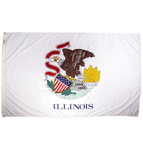 Outdoor Illinois Flags | Freedom and Glory