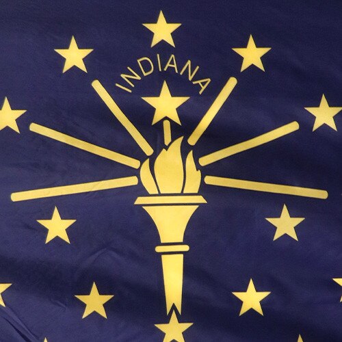 Outdoor Indiana State Flags | Freedom and Glory