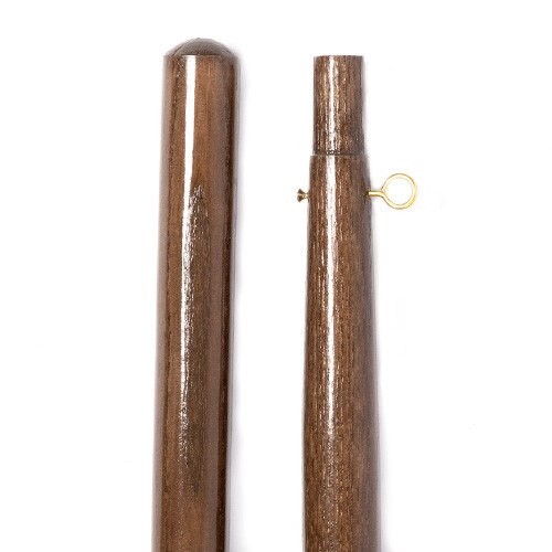 Oak Flagpoles - Jointed Solid Indoor Oak Flagpoles | Freedom and Glory