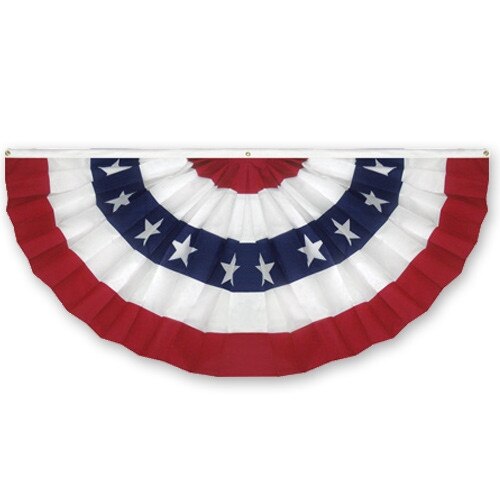 Patriotic Bunting Made in USA - Half Circle | Freedom and Glory