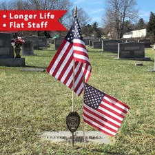 Cemetery Flags - Made in the U.S.A | Freedom and Glory