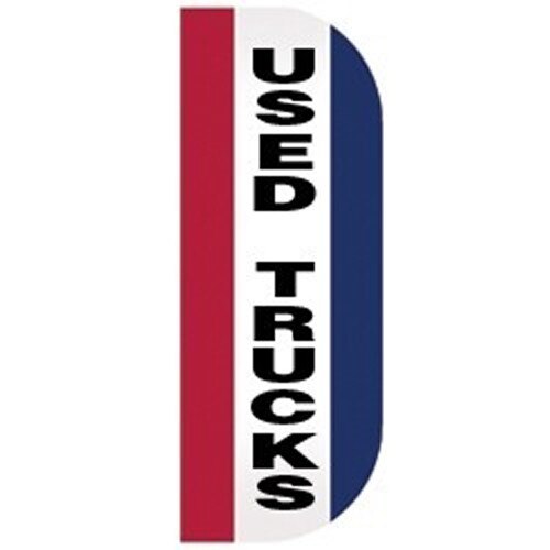 Used Trucks Tall Flutter Message Flag