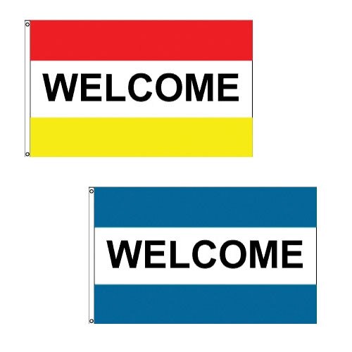 Welcome Message Business Flags | Freedom and Glory
